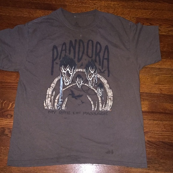Pandora | Shirts | Pandora Band Tee Mens M Disney Latin Female | Poshmark